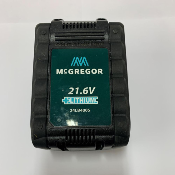 Genuine Battery For McGregor 21.6v 32cm Cordless Rotary Lawnmower ...