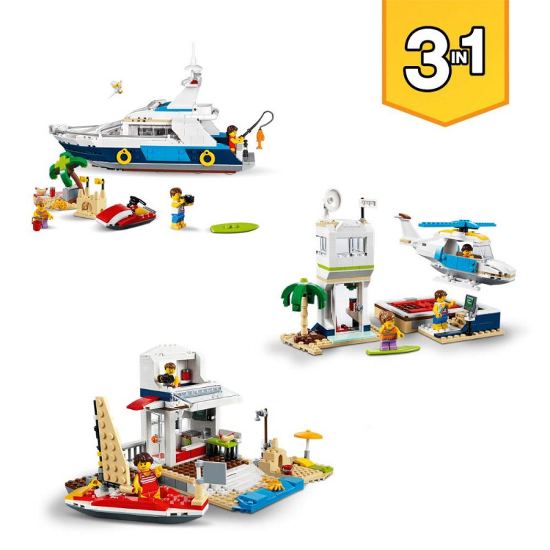 Lego 31083 Creator Cruising Adventures 3 In 1 Model Fun Toy - Action ...