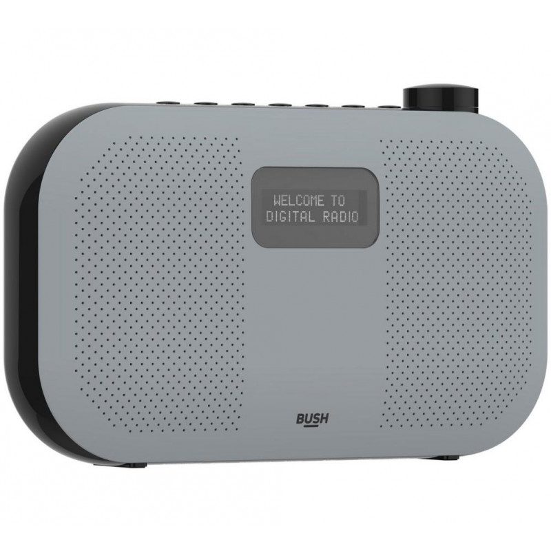 Bush Portable Stereo DAB Radio - Grey - DAB Digital Radios - Home Audio - Audio & Video | GMV Trade