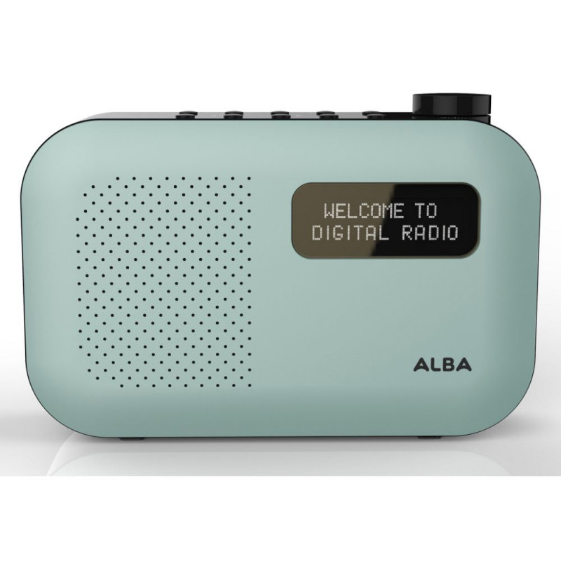 Alba Mono DAB Radio - Mint (No Mains Lead) - DAB Digital Radios - Home ...