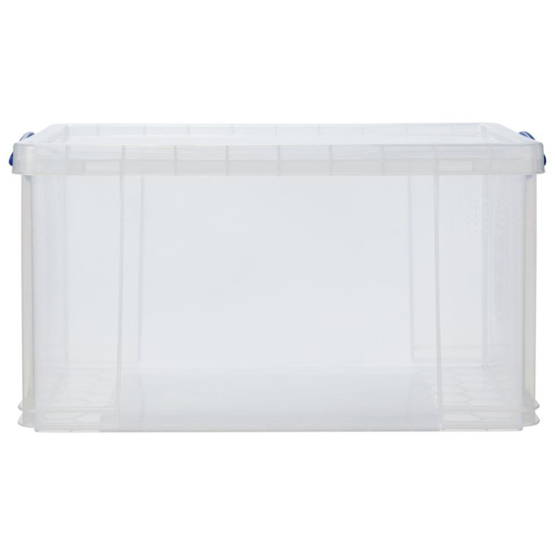 Really Useful 84 Litre Storage Box - Clear - Storage Units - Furniture ...