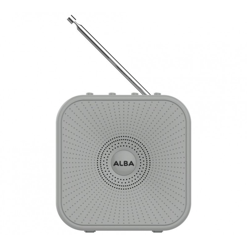 Alba Wireless DAB Radio - Grey (No Mains Lead) - DAB Digital Radios ...