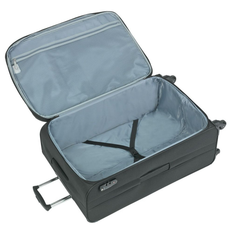 Antler Savanna 4 Wheel Base Large Suitcase - Black - Luggage & Bags ...