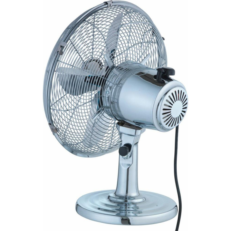 Challenge 12 Inch Oscillating Desk Fan - Chrome - Other Heating & Air ...