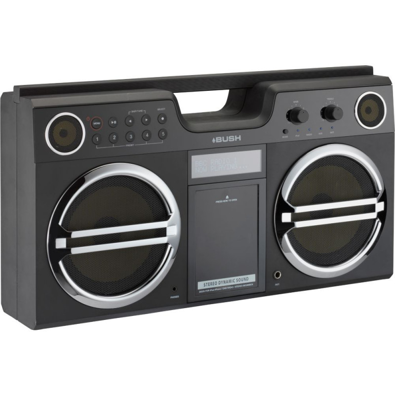 Bush Boombox with Docking Station - Black - MP3 Players & Docking ...