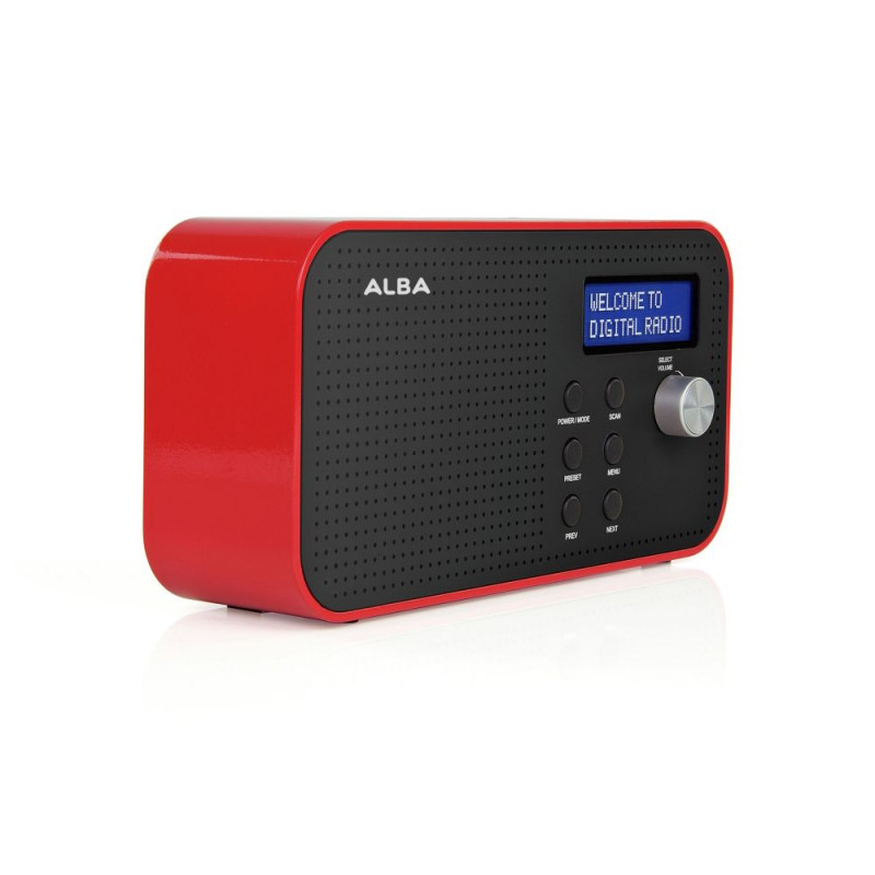 Alba Mono DAB Radio - Red - DAB Digital Radios - Home Audio - Audio ...