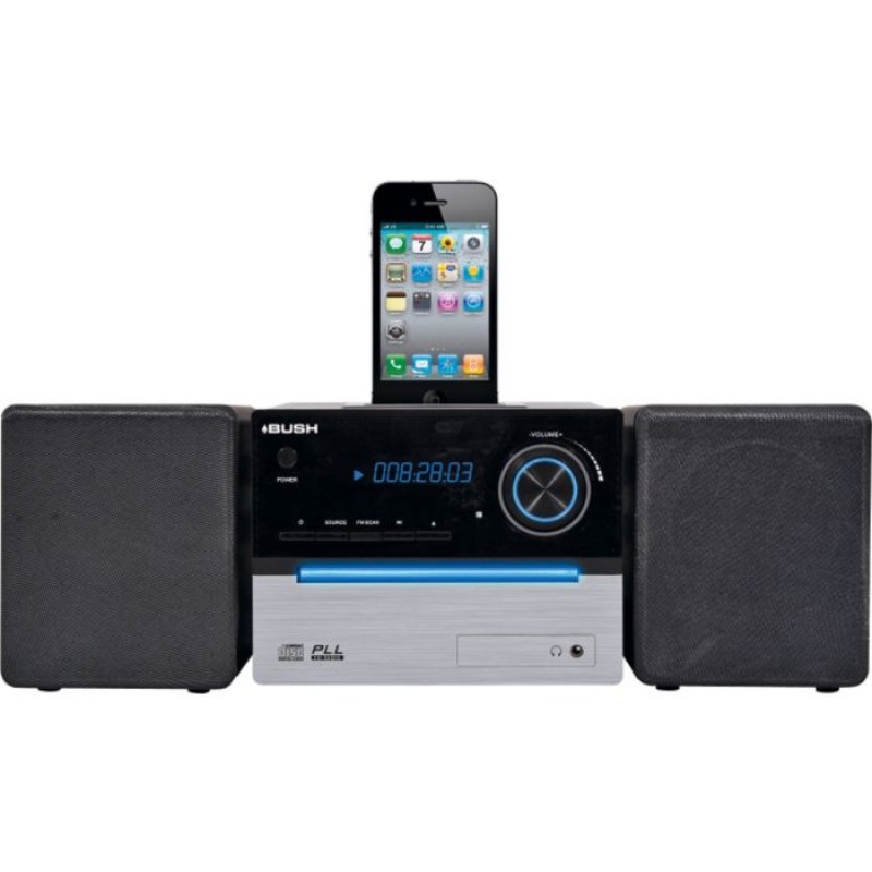 Bush CD Micro System with Dock - Black (Unit Only) - Micro Hi-Fi ...