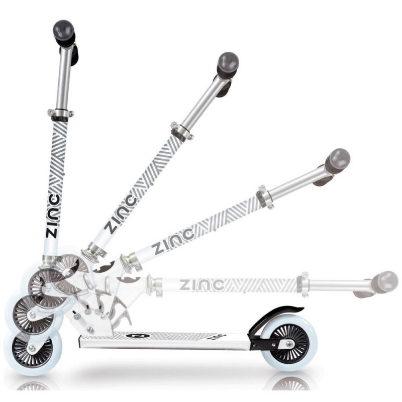 Zinc Folding Inline Scooter - Black & White - Outdoor Toys - Toys and ...