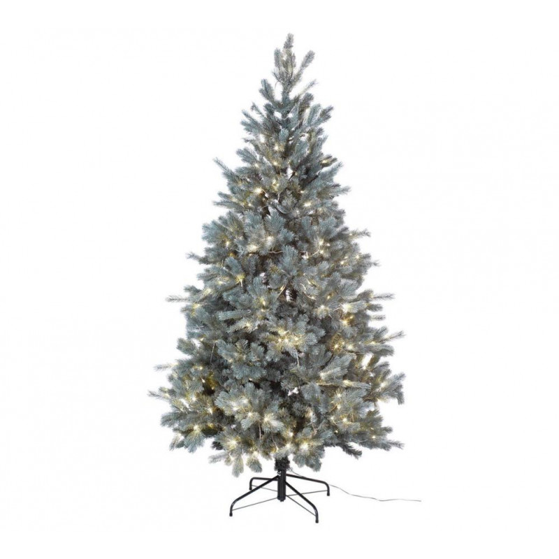 Collection 6ft Pre-Lit Christmas Tree - Frosted - Christmas Trees ...