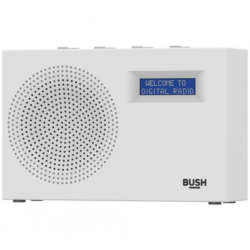 Bush Compact DAB/FM Radio – White - DAB Digital Radios - Home Audio ...