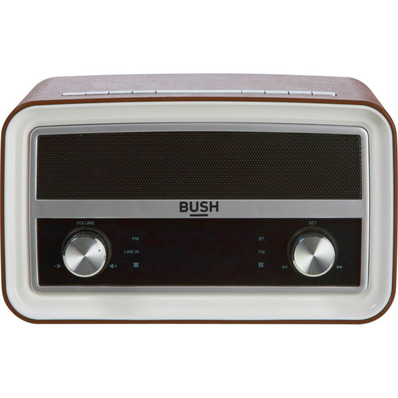Bush Classic FM Radio with Bluetooth - Brown - DAB Digital Radios ...