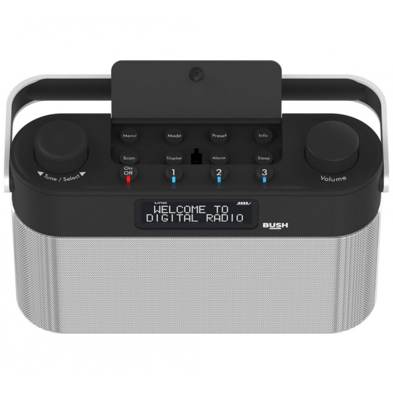 Bush Easy Use Surfer DAB Radio - Silver - DAB Digital Radios - Home ...