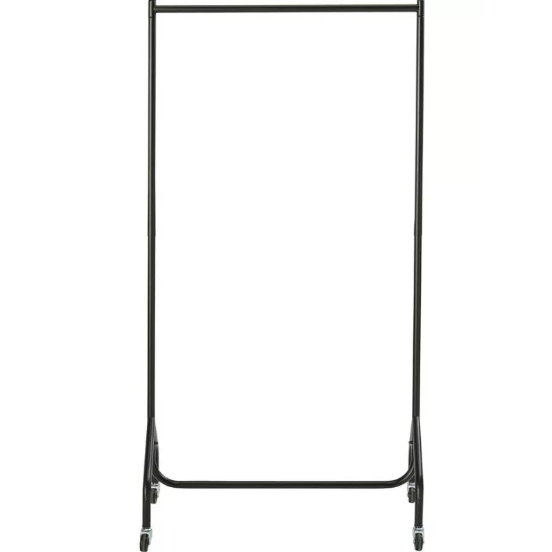 Home Heavy Duty Single Clothes Rail - Black - Storage Units - Furniture ...