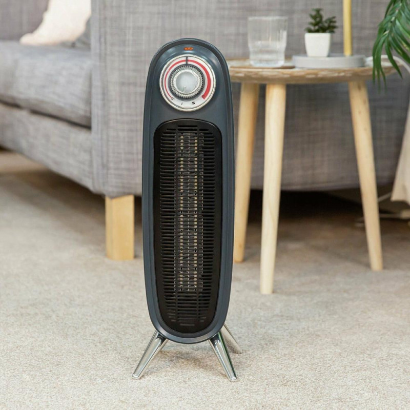 Russell Hobbs RHRETFH1002G 2kw Retro Tower Fan Heater - Grey - Fan ...