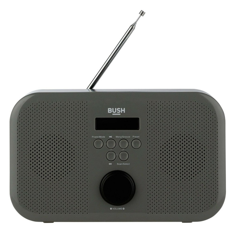 Bush Portable Stereo DAB Radio - Grey - DAB Digital Radios - Home Audio - Audio & Video | GMV Trade