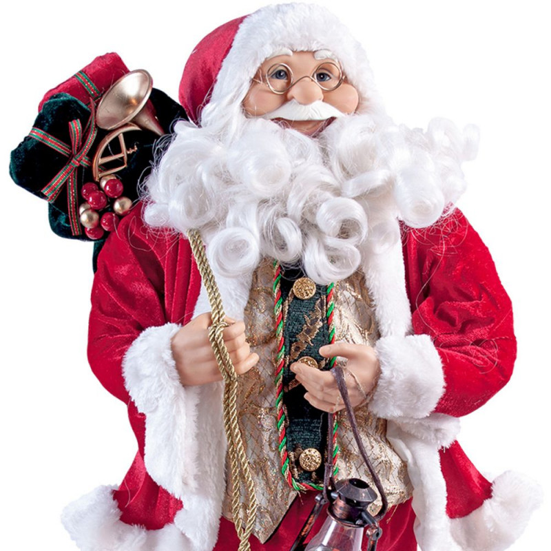 60cm Traditional Standing Santa Decoration | GMV Trade