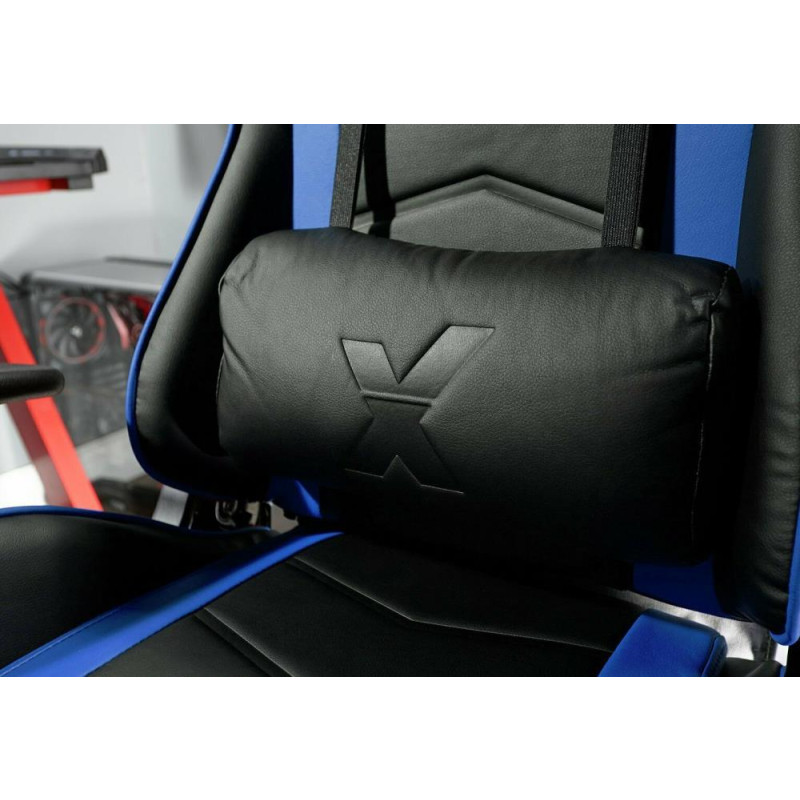 X-Rocker Alpha eSports Ergonomic Office Gaming Chair - Black & Blue ...