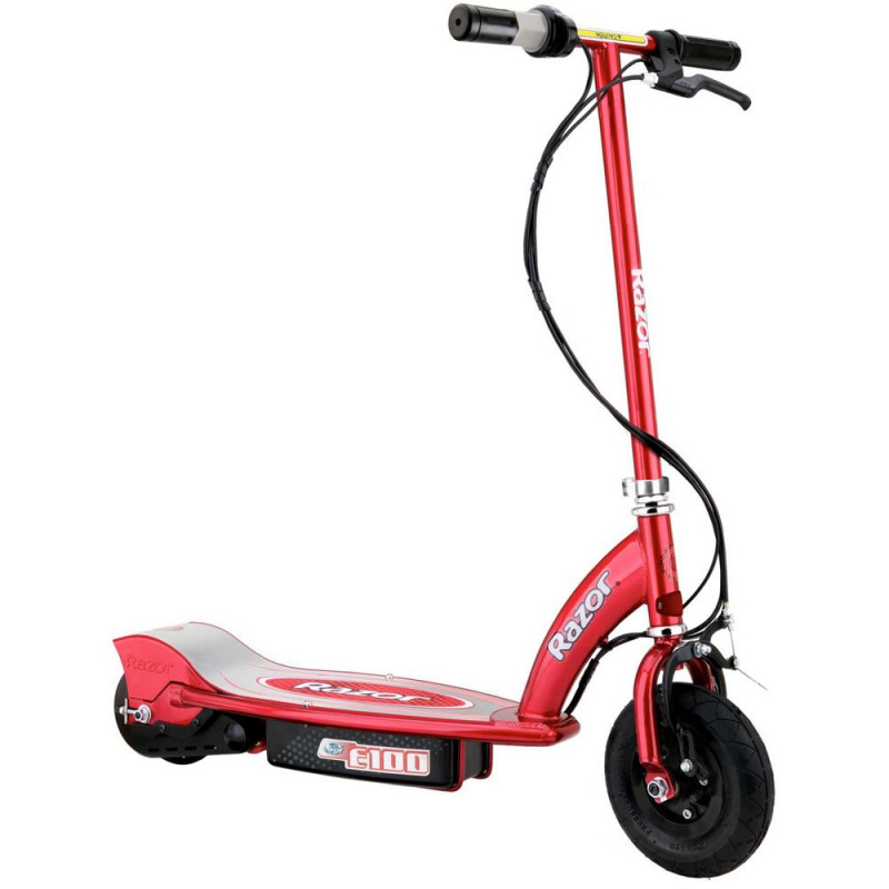 Razor Red E100 Electric Scooter - 24v - Outdoor Toys - Toys and Games ...