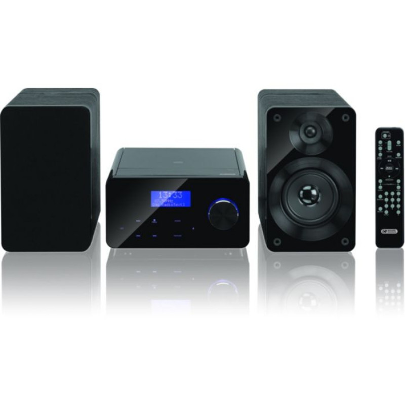 Acoustic Solutions CD Gloss Micro System - Black - Micro Hi-Fi Systems ...