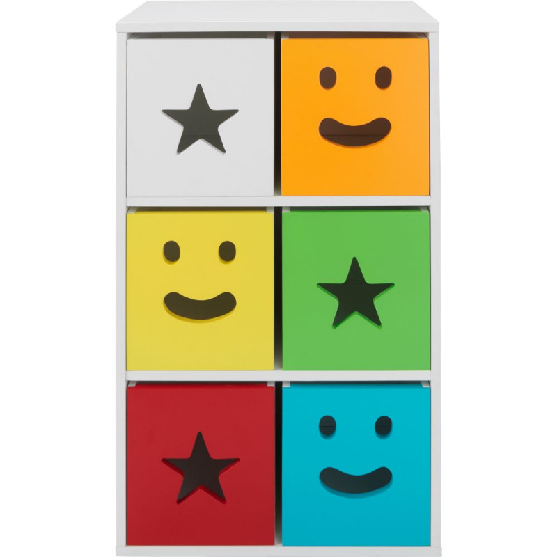 6 Drawer Smiley Face Storage Unit - Storage Units - Furniture | GMV Trade