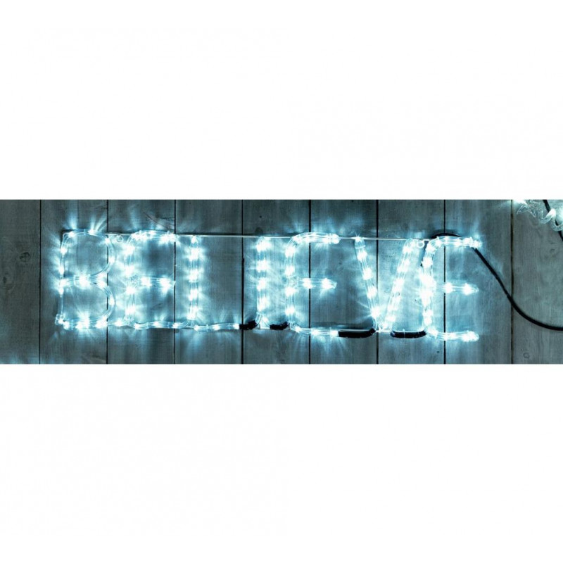 Home Believe LED Rope Lights - Bright White - Christmas Novelty ...