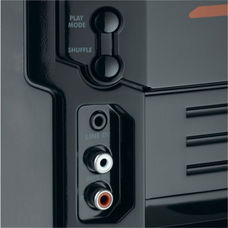 Bush Mini System with iPod Dock and 5 CD Trays - Black - Micro Hi-Fi ...