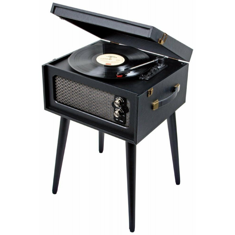Bush Wooden Turntable with Legs - Black - Other Audio & Video - Audio ...