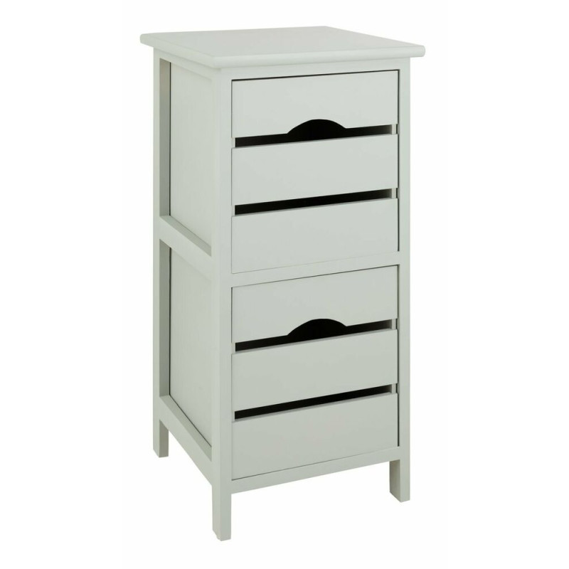 Home 2 Drawer Wooden Storage Unit - Grey - Storage Units - Furniture ...