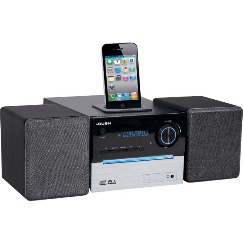 Bush CD Micro System with Dock - Black (Unit Only) - Micro Hi-Fi ...
