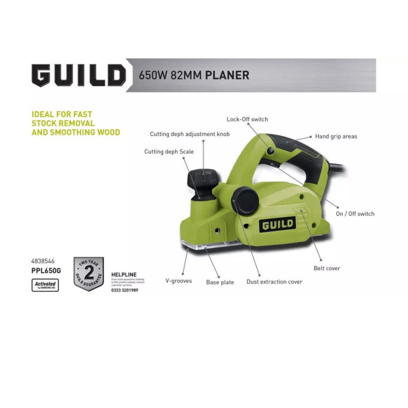 Guild Planer - 650W (no dust bag) - Garden & Power Tools | GMV Trade
