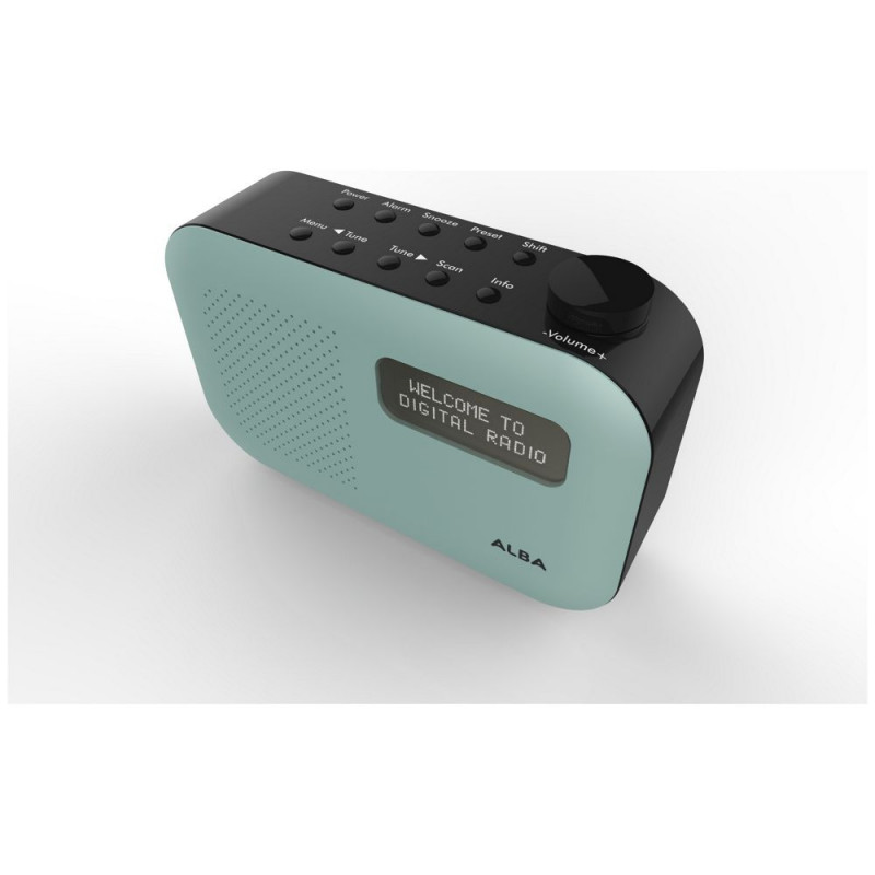 Alba Mono DAB Radio - Mint (No Mains Lead) - DAB Digital Radios - Home ...