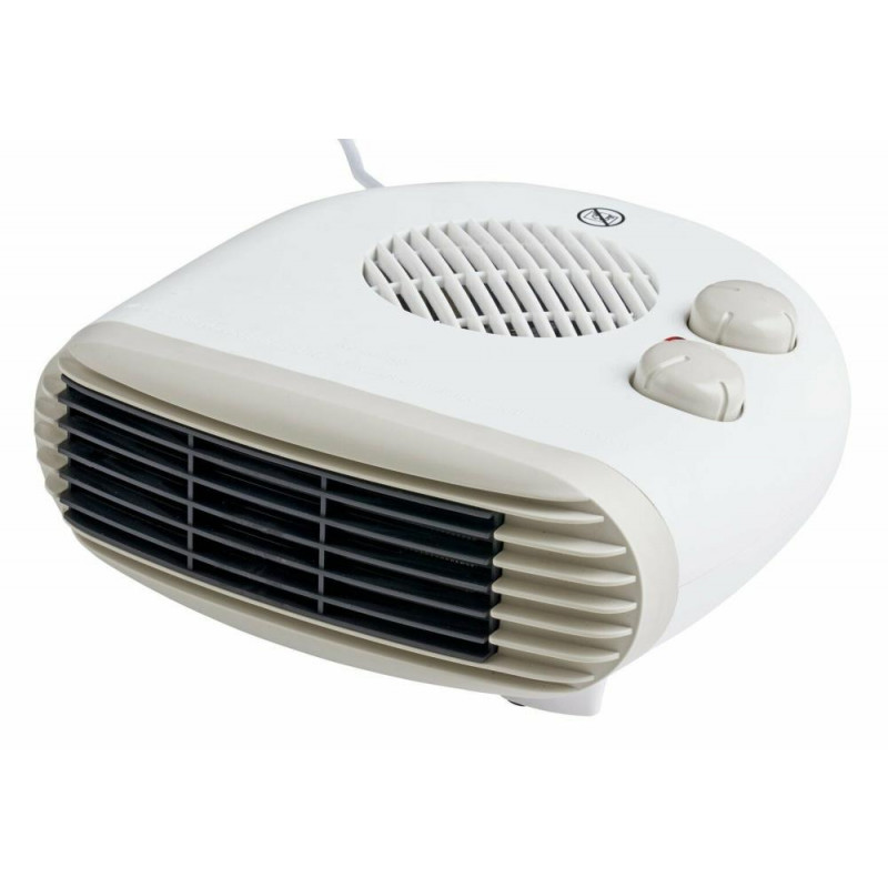 Challenge 2kW Flat Fan Heater - White - Fan Heaters - Heating & Air ...