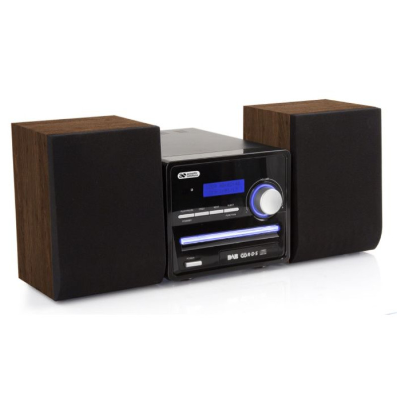 Acoustic Solutions 10W CD Micro Hi-Fi System Black - Micro Hi-Fi ...