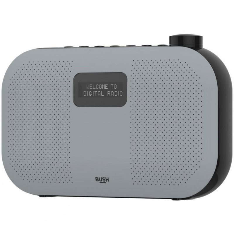 Bush Portable Stereo DAB Radio - Grey - DAB Digital Radios - Home Audio - Audio & Video | GMV Trade