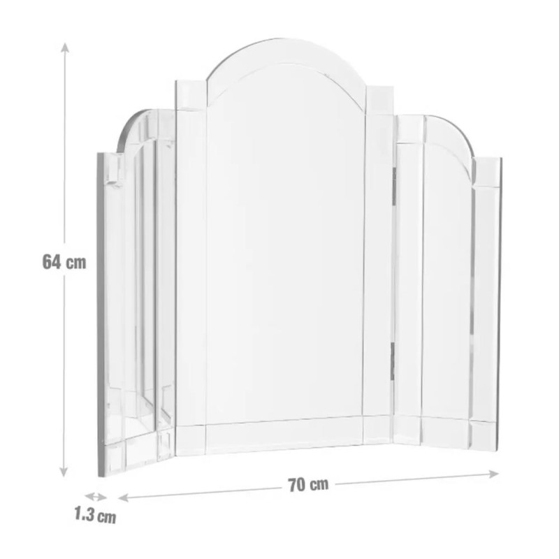 Home Canzano Dressing Table Bevelled Mirror - Other Furniture ...