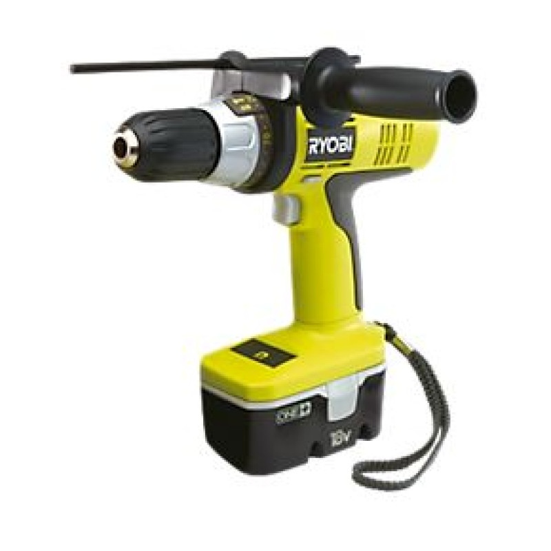 Ryobi One+ CDI18SD4 1.5Ah Ni-Cd 18V Combi Drill & 4V Li-Ion Screwdriver ...
