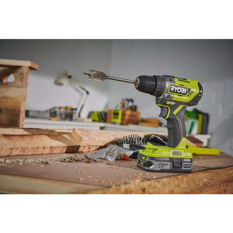 Ryobi R18pd5 0 One 18v Cordless Brushless Combi Drill Bare Tool