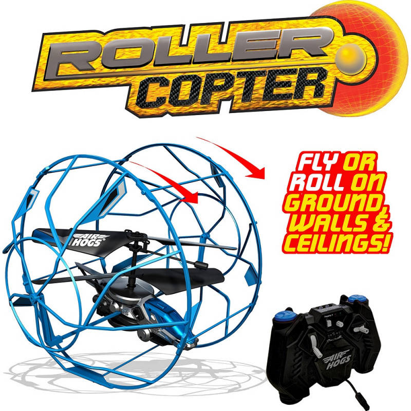 Air Hogs Radio Controlled Roller Copter - Blue - Outdoor Toys - Toys ...
