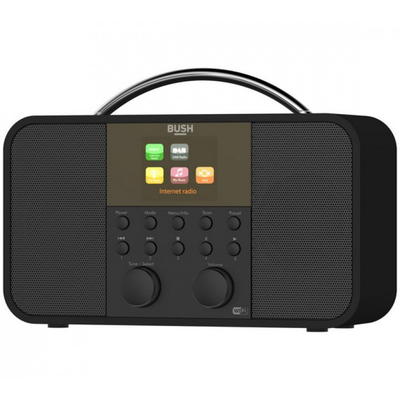 Bush Internet DAB Radio - Black - DAB Digital Radios - Home Audio - Audio & Video | GMV Trade
