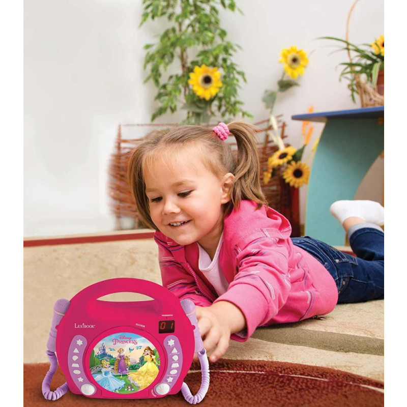 Disney Princess CD Player With 2 Mic's - CD Players & Cassette Players ...