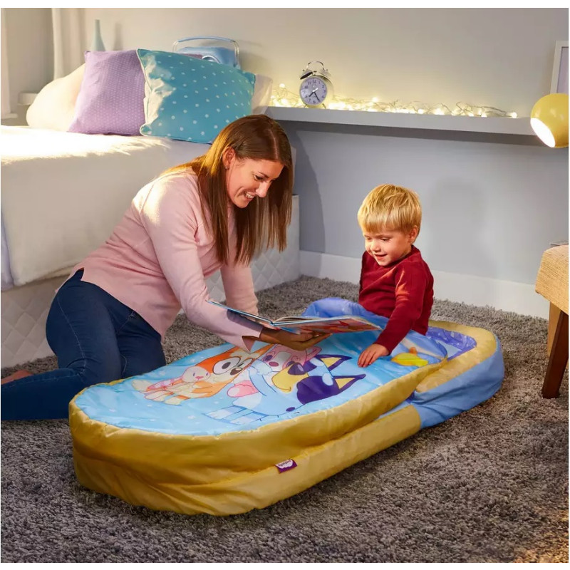 Bluey My First ReadyBed Kids Air Bed and Sleeping Bag - Camping ...