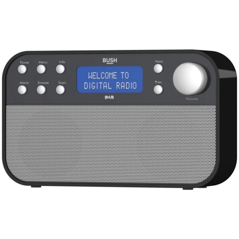 Bush DAB & FM Radio - Black - DAB Digital Radios - Home Audio - Audio & Video | GMV Trade