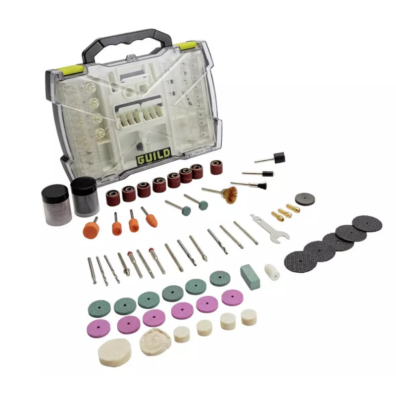 Guild 145 Piece Rotary Tool Accessory Set - Garden & Power Tools | GMV ...