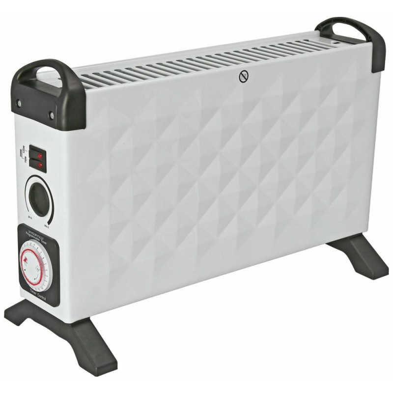 Challenge Diamond 2kw Convector Heater With 24Hr Timer - White ...