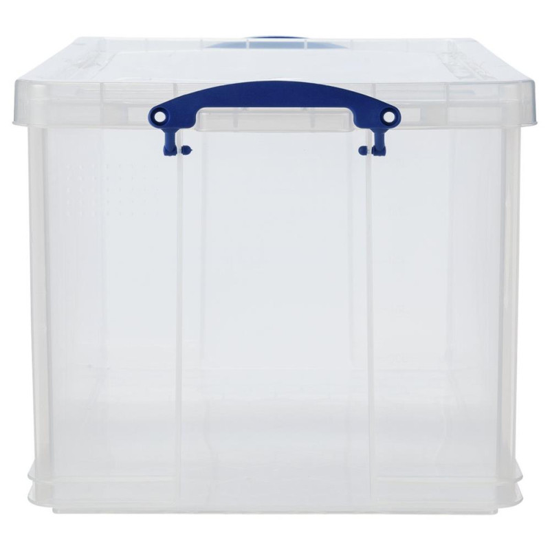 Really Useful 84 Litre Storage Box - Clear - Storage Units - Furniture ...