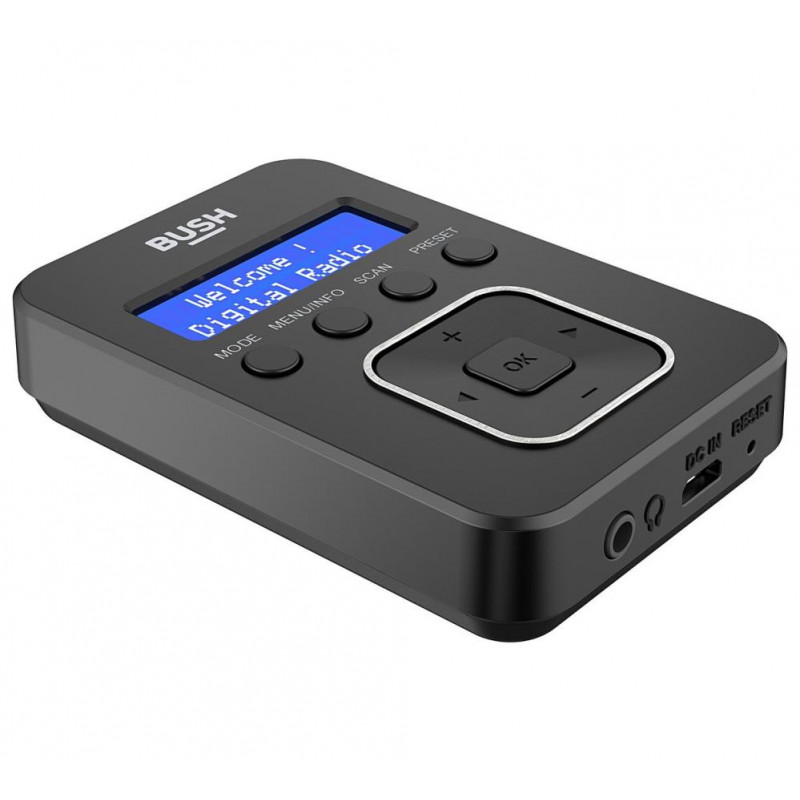 Bush Personal DAB Radio - Black - DAB Digital Radios - Home Audio - Audio & Video | GMV Trade