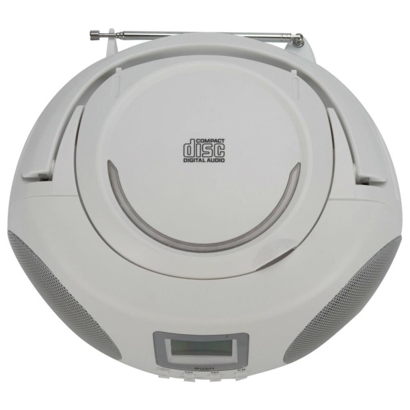 Bush FM Boombox CD Player - White (No Party Lights) - CD Players ...