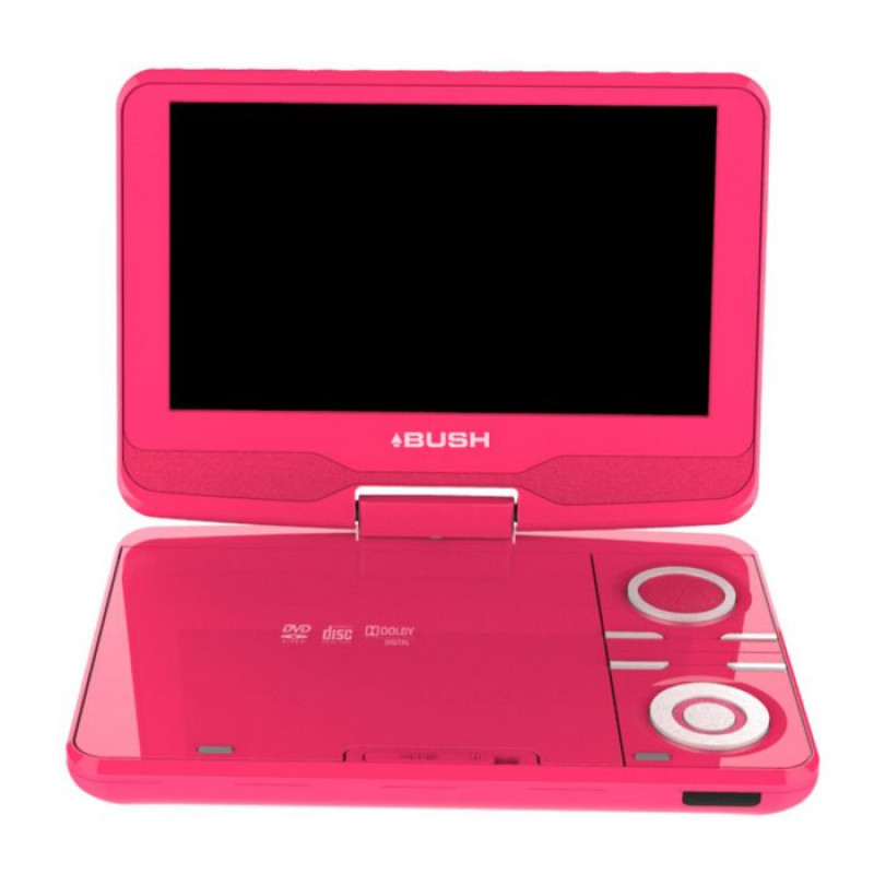 Bush 9 Inch Portable DVD Player - Pink (No Remote) - Portable DVD ...