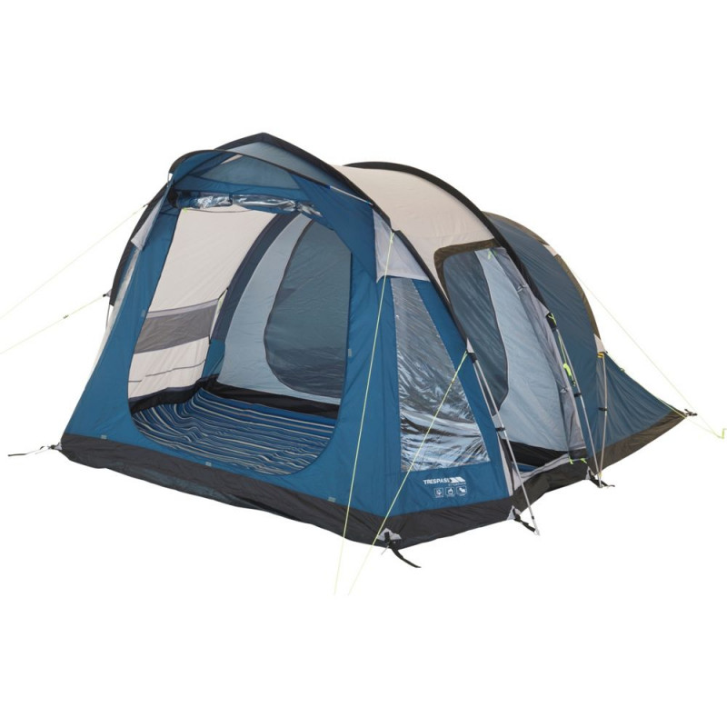 Trespass Go Further 4 Man 2 Room Family Tent (B Grade) - Tents - Travel ...