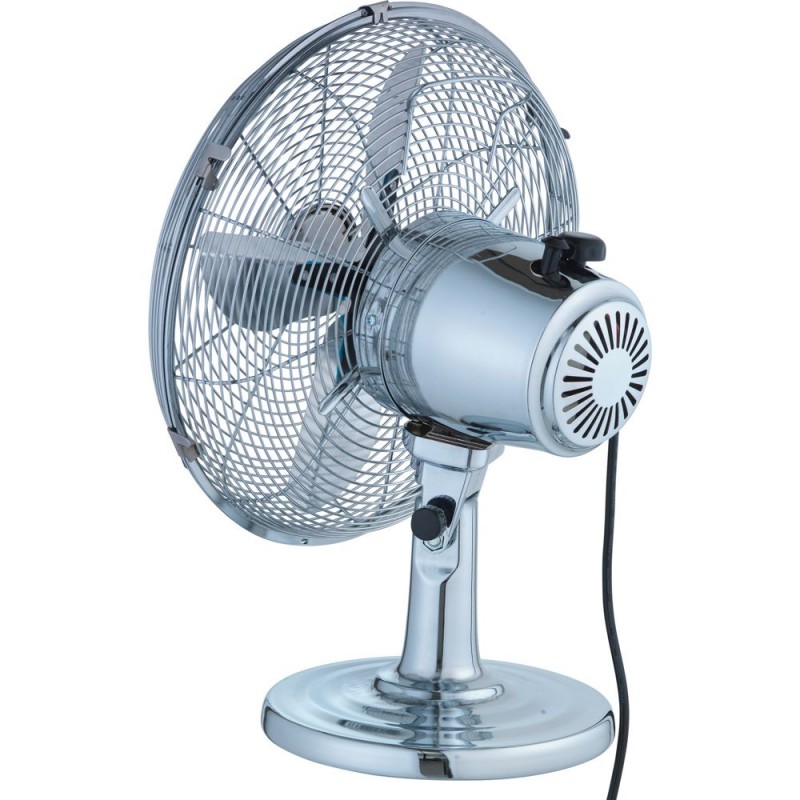 Challenge Chrome Oscillating Desk Fan - 12 Inch - Other Heating & Air ...